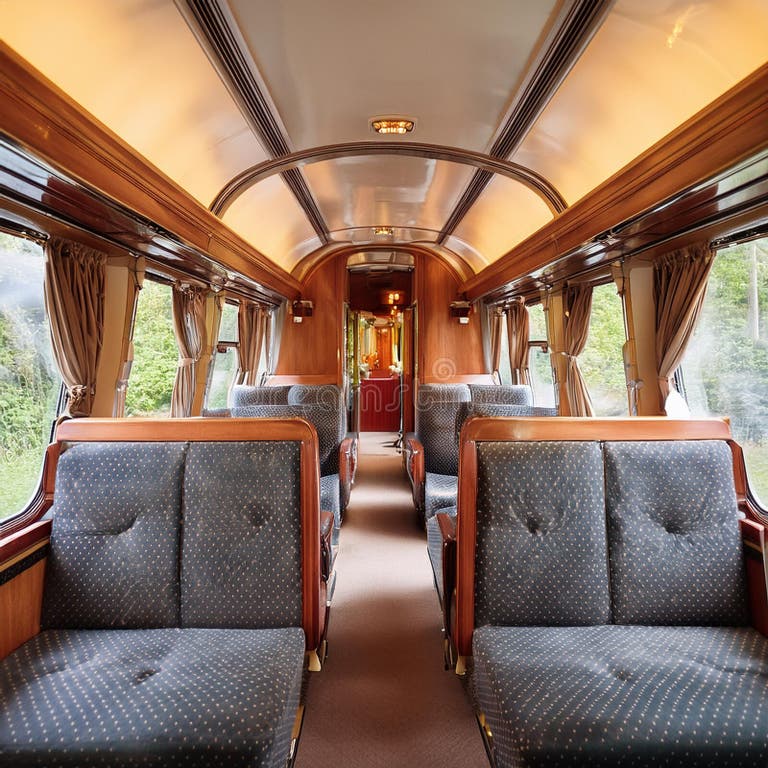 First Class Train, AI Generated Stock Illustration - Illustration of ...