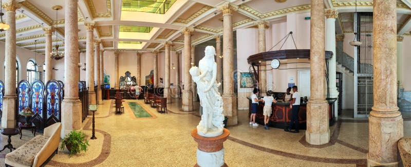 The Interiors of Hotel Raquel at Havana on Cuba Editorial Stock Photo ...