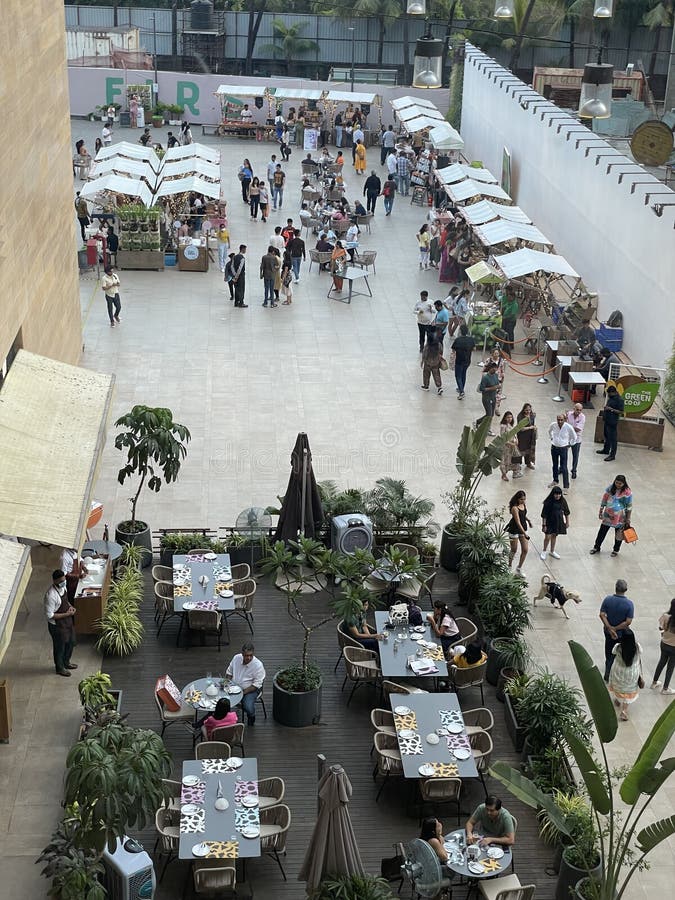 Interiors of Maker Maxity Mall, Bandra Kurla Complex Editorial ...