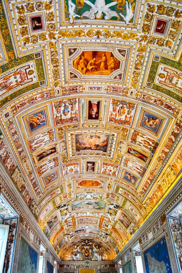 Interiors of Vatican Museum Editorial Photo - Image of medieval ...