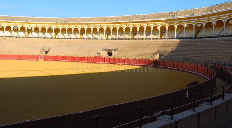 Seville bullring stock image. Image of bullring, calesa - 14121343