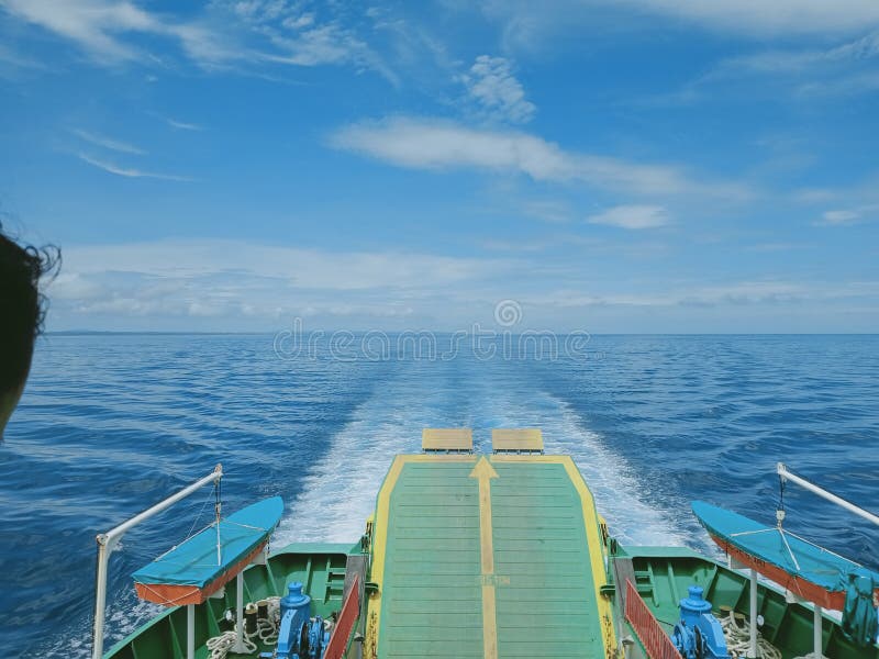 An Interisland Passenger Ship Stock Image - Image of coast, dock: 262781173