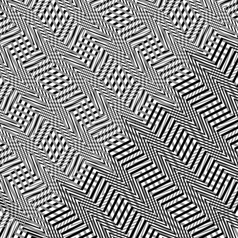 Interlace, Interlocking Lines. Curve, Flex Intersecting Lines Grid ...