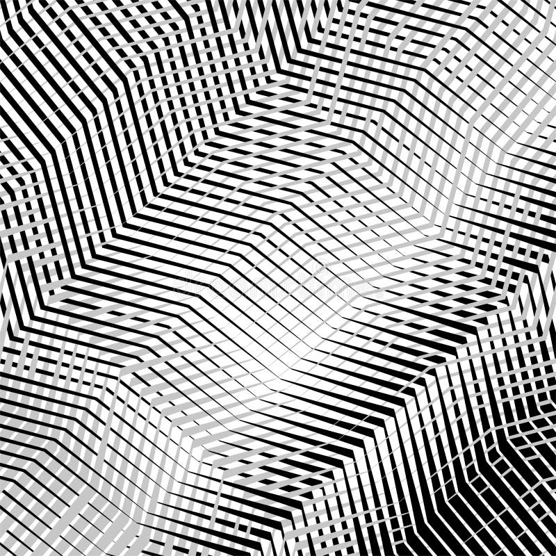 Interlace, Interlocking Lines. Curve, Flex Intersecting Lines Grid ...