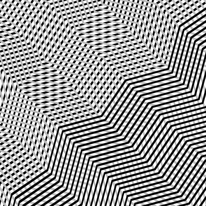 Interlace, Interlocking Lines. Curve, Flex Intersecting Lines Grid ...