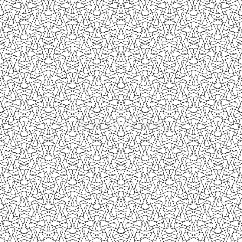 Interlace, Twine, Tangled Lines Seamlessly Repeatable Pattern ...