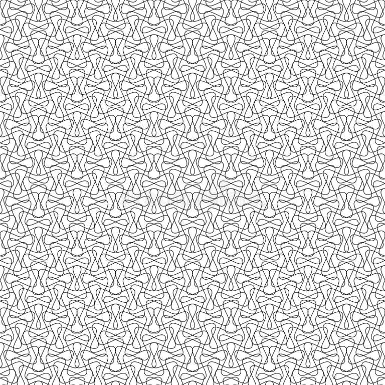 Interlace, Twine, Tangled Lines Seamlessly Repeatable Pattern ...