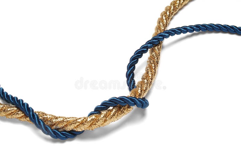 Interlaced ropes stock photo. Image of gold, ornament - 12176696