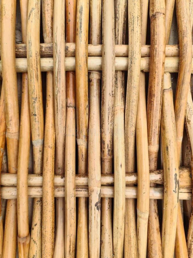 Interlaced Wicker Branches Creating a Textured Background Stock Image ...
