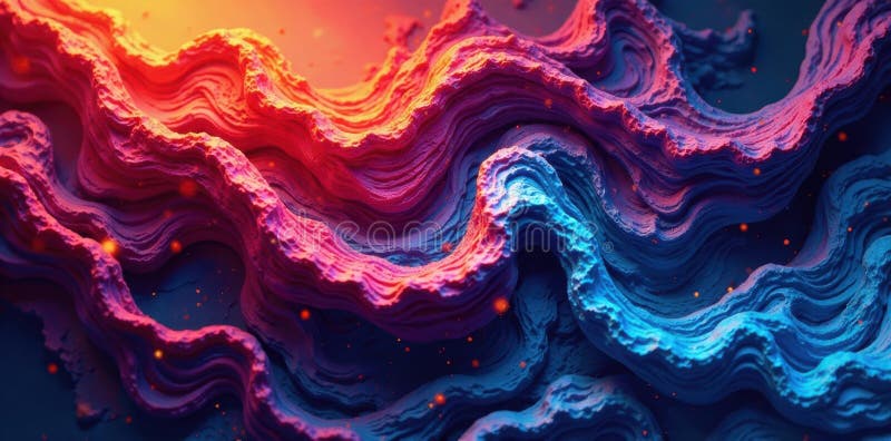 Interlacing, Biomorphic Shapes Form a Complex, Visually Rich Wallpaper ...