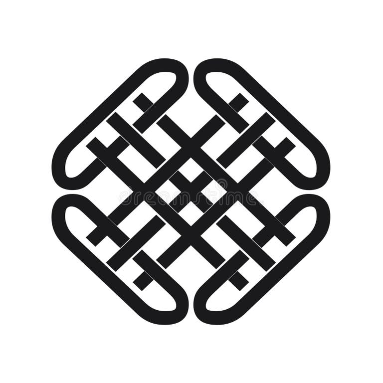 Single Interlacing Pattern Stock Illustrations – 100 Single Interlacing ...