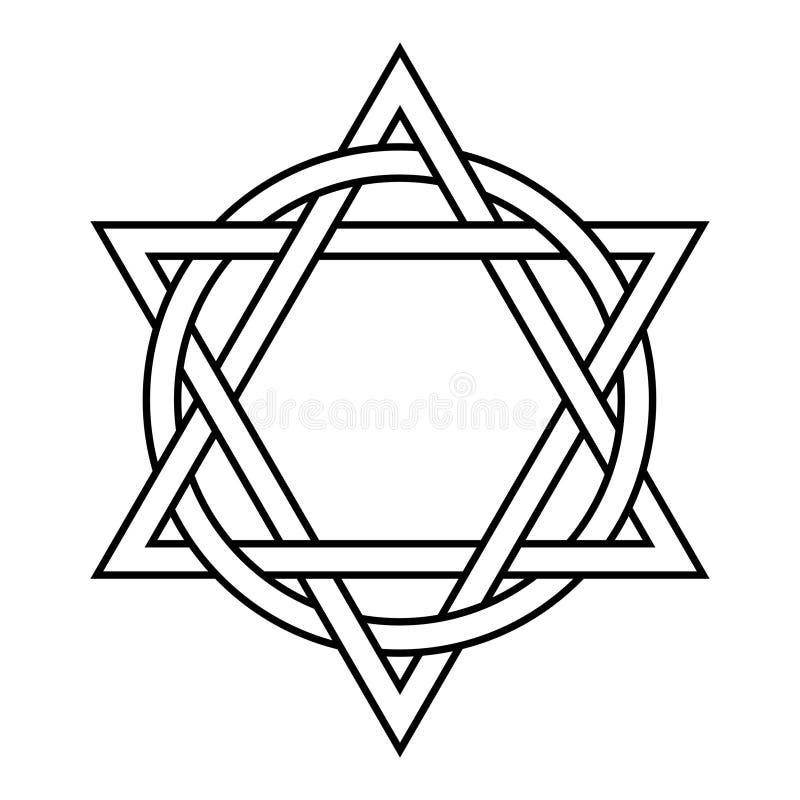 Two Triangles Interlaced with a Circle, an Emblem for Eternity and ...