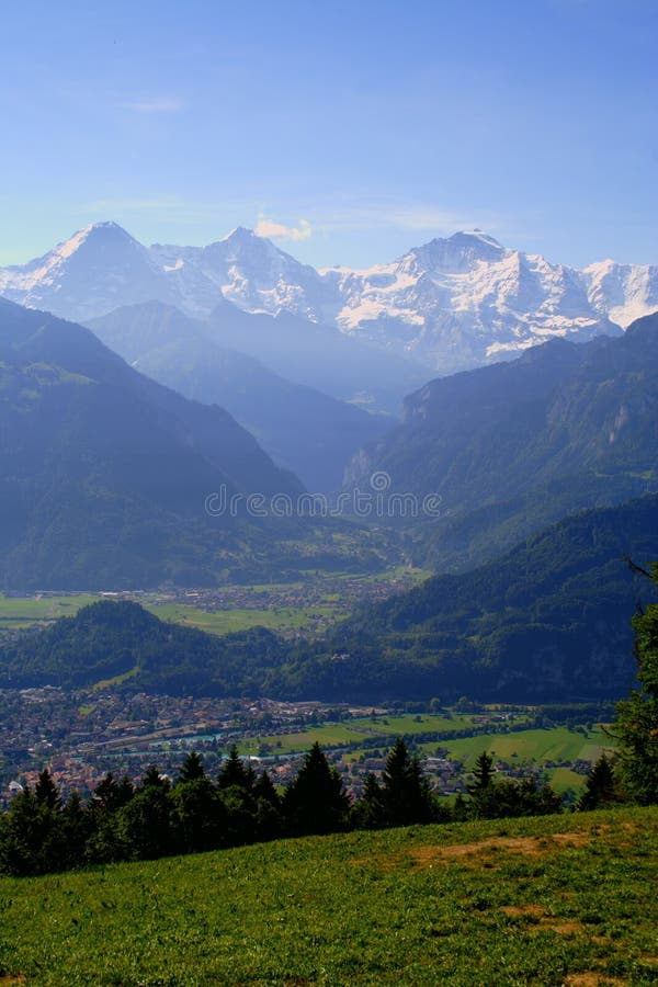 Interlaken stock image. Image of mountains, peack, transperant - 268455