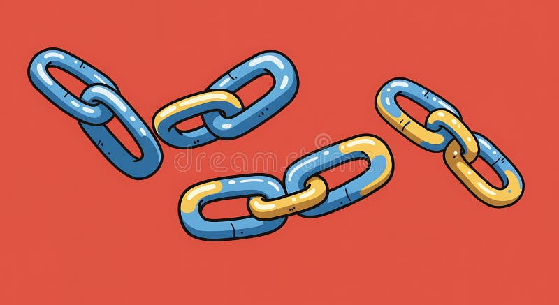 Cartoon Chain Links Stock Illustrations – 1,074 Cartoon Chain Links ...