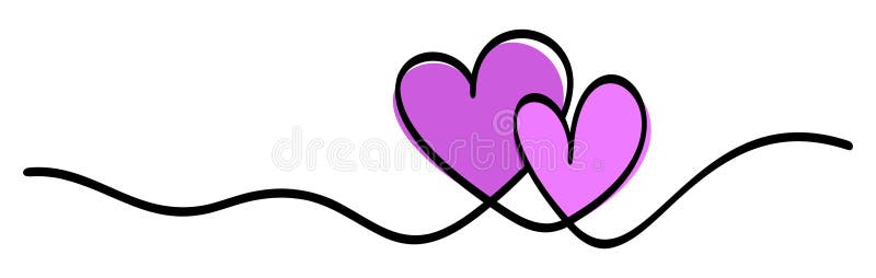 Interlinked Hearts Stock Illustrations – 255 Interlinked Hearts Stock ...