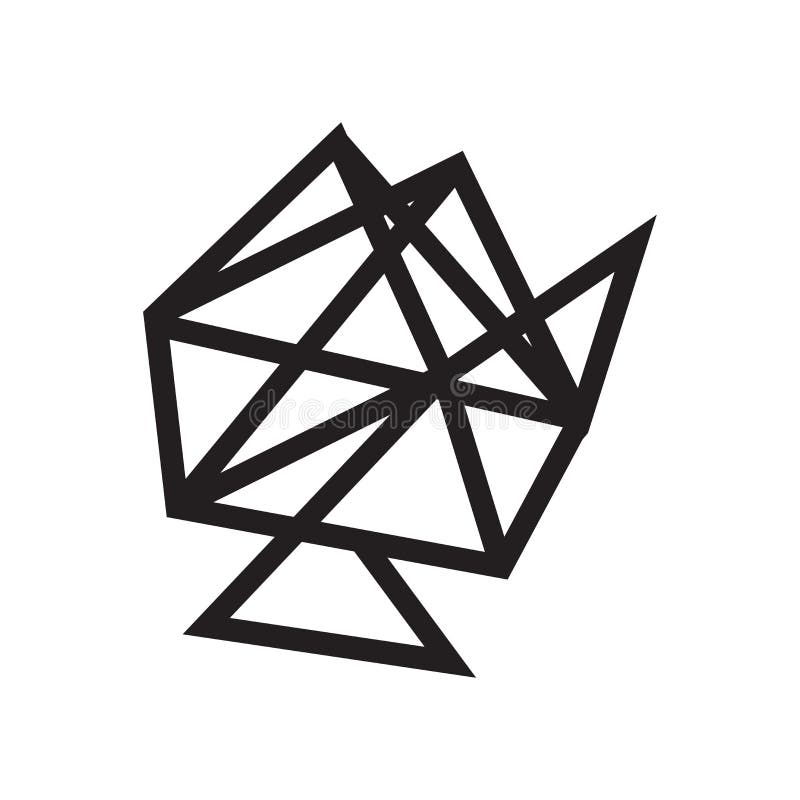 Interlinked Web Icon in Trendy Design Style. Interlinked Web Icon ...