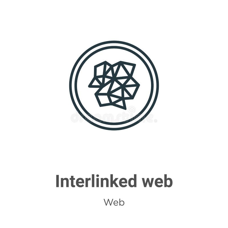 Interlinked Web Stock Illustrations – 687 Interlinked Web Stock ...