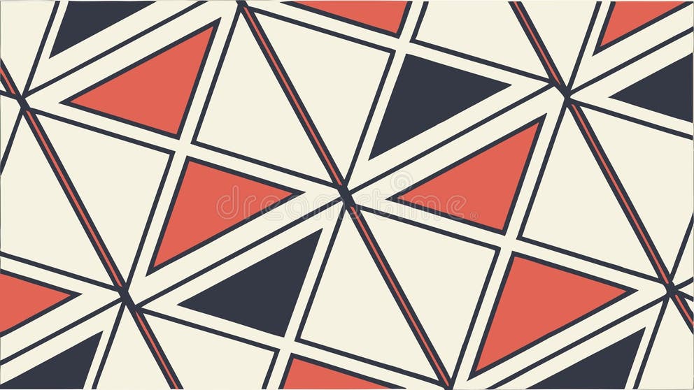 Interlocking Abstract Triangle Pattern Vector Background, Vector Design ...