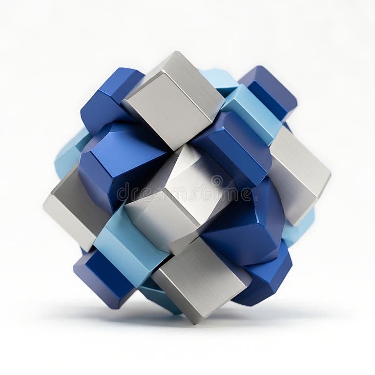 Numerous Interlocking Cubes Stock Illustrations – 25 Numerous ...