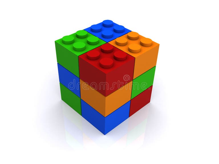 Interlocking Lego Bricks Stock Illustrations – 157 Interlocking Lego ...