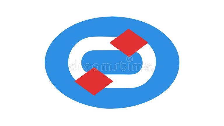 Interlocking Chain Link Icon. Connection, Link, Network, Bond, Vector ...