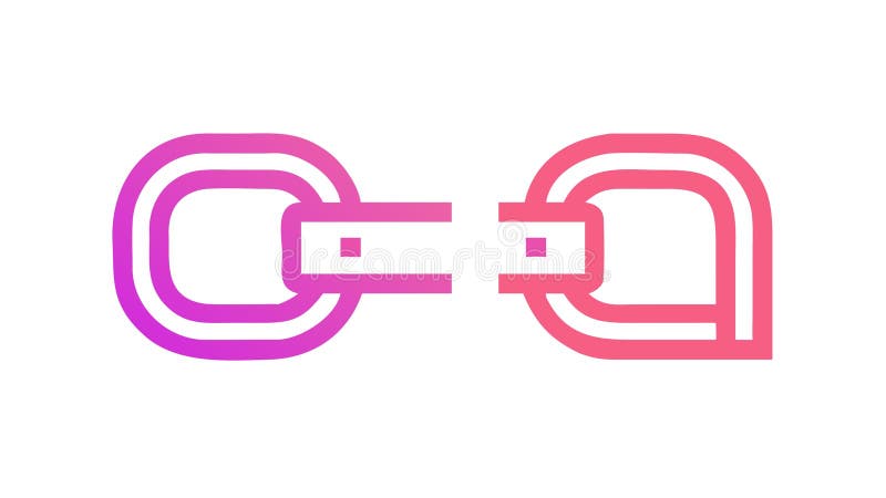 Interlocking Icon Vector Set. Combine Illustration Sign Collection ...