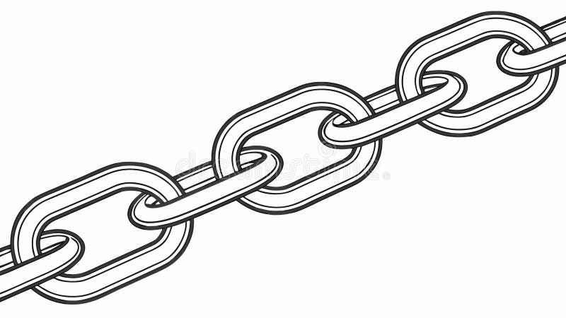 Interlocking Chain Links Vector Art, Unity Security, Vector Design ...