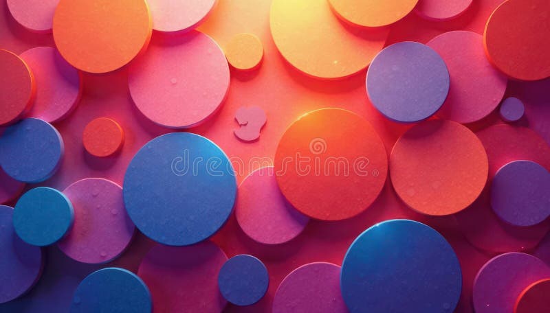 Interlocking Circles Create a Seamless Backdrop , Abstract, Overlapping ...