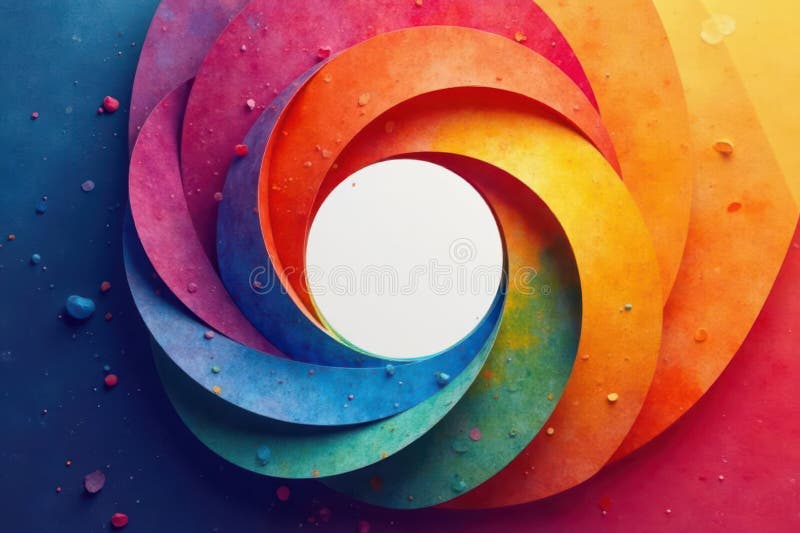 Interlocking Circles Creating a Dynamic Visual, Background, Interlocking Circles Stock ...