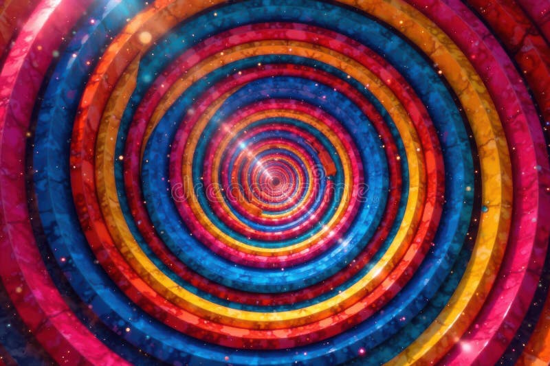 Interlocking Circles Creating an Optical Illusion, Interlocking, Circle ...