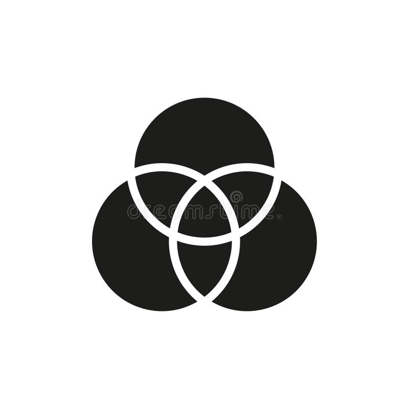 Interlocking Circles Design. Unity and Connection Concept. Simple ...