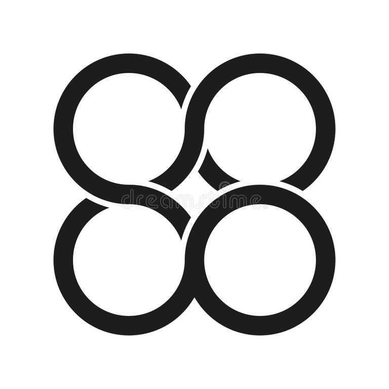 Conjoined Circles Vector Stock Illustrations – 125 Conjoined Circles ...