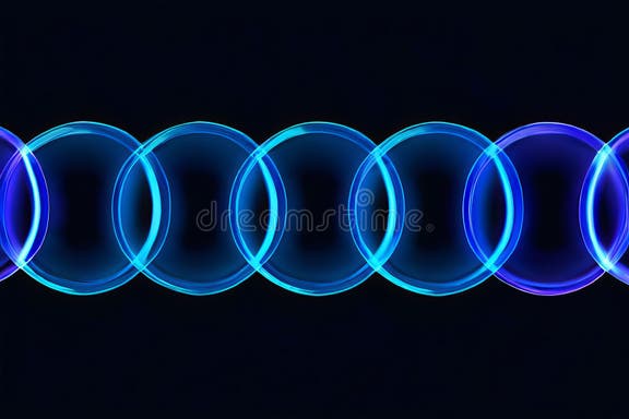 Interlocking Circles Various Sizes of Circles Interlocking in a Stock ...