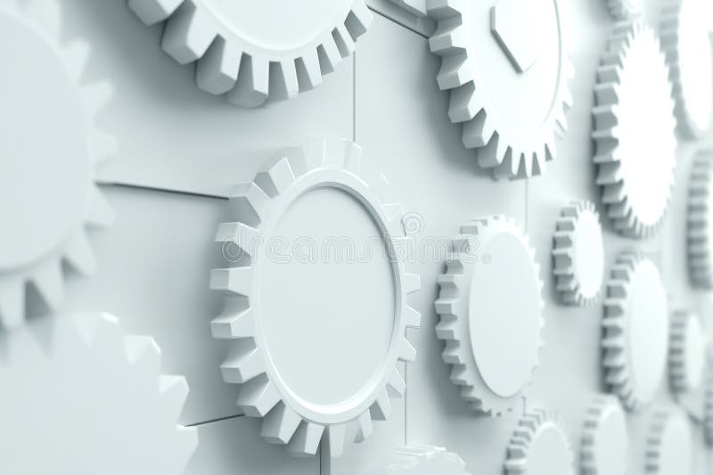 The Interlocking of Complex Gears on a Smooth Surface Serves As a ...