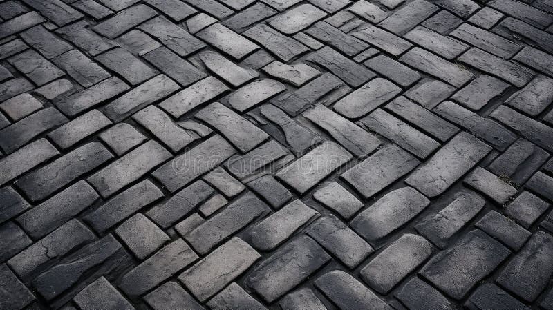 Interlocking Concrete Block Pavement Texture Stock Image - Image of ...