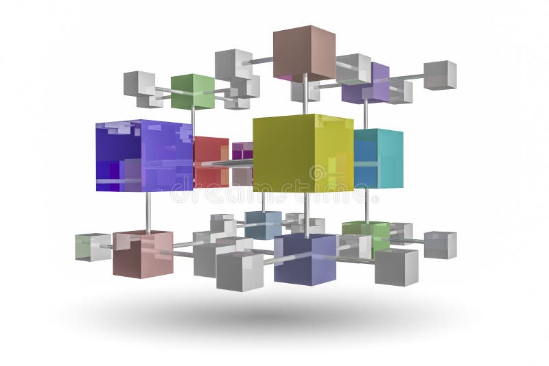 Interlocking Cubes Stock Illustrations – 58 Interlocking Cubes Stock ...