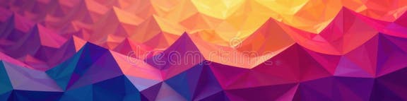 Interlocking Fragmented Forms, Low Poly Style , Stylish, Clean Stock ...