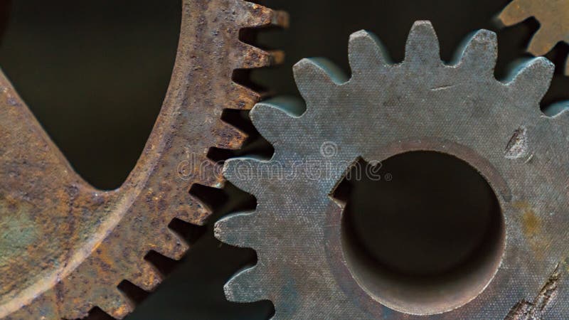 Interlocking gear wheels stock image. Image of mechanism - 107787251