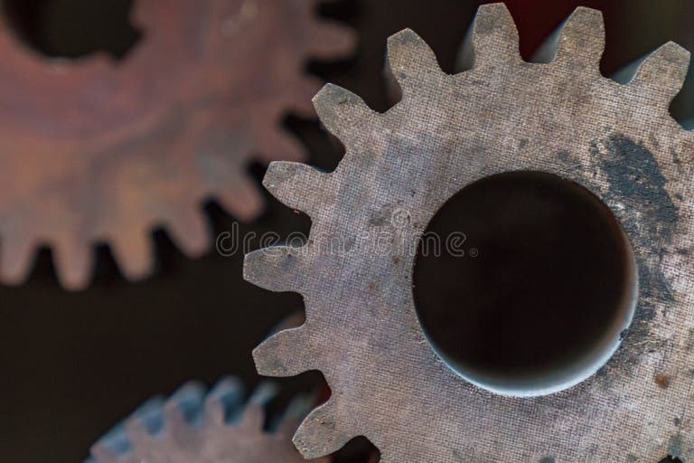 Interlocking gear wheels stock photo. Image of industry - 107787234