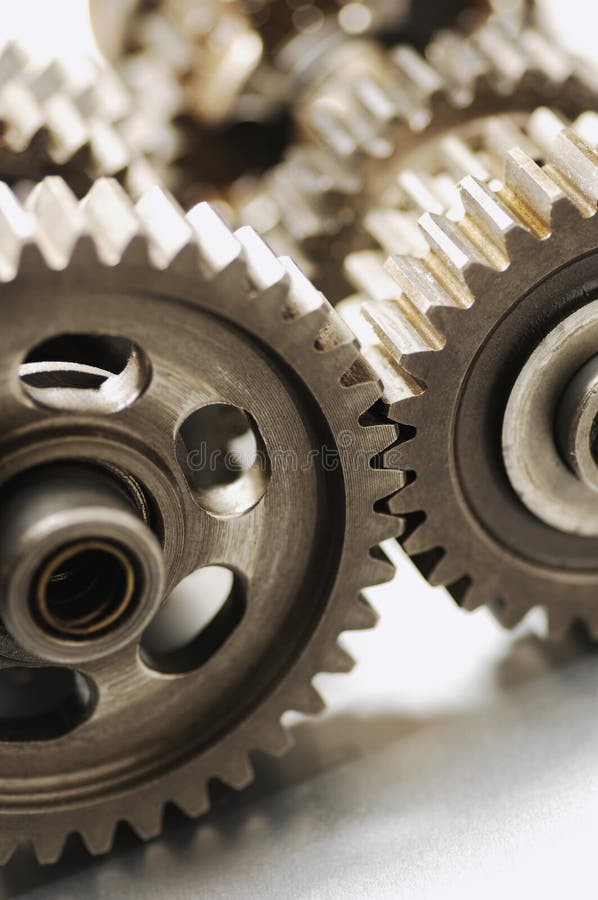 Interlocking gears stock photo. Image of interlocked - 44562304