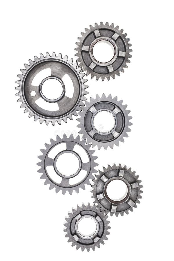 Interlocking Gears stock image. Image of machine, metal - 88605133
