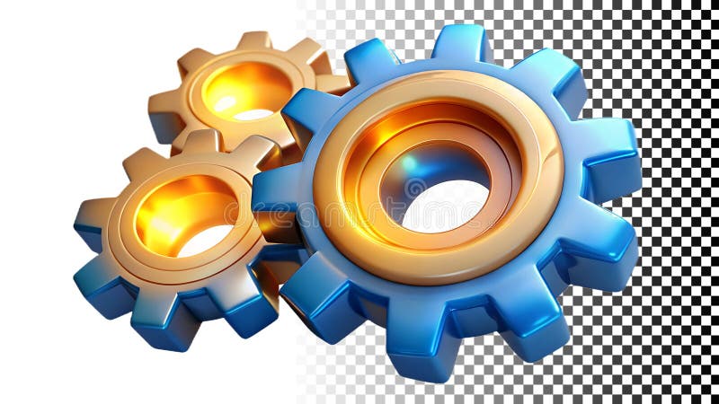 Interlocking Gears Mechanism Technology Industry Process Automation Png ...