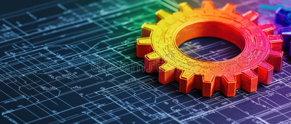 Interlocking Gears in Pride Colors Symbolize Progress and Activism on ...