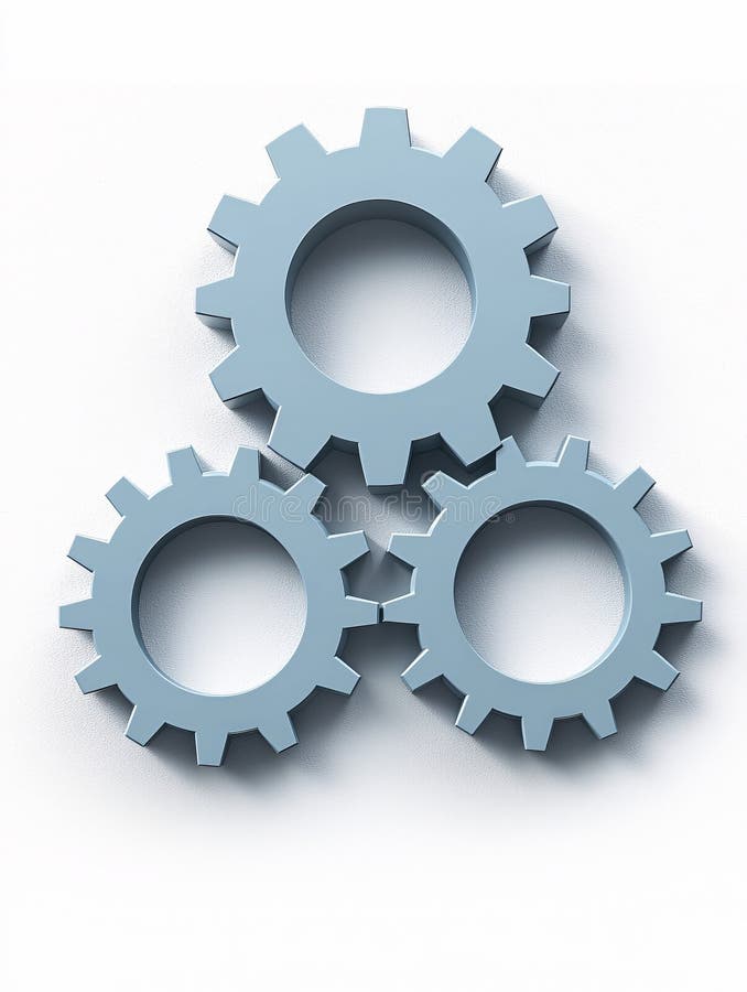 Interlocking Gears Teamwork, Collaboration, and Efficiency Stock ...