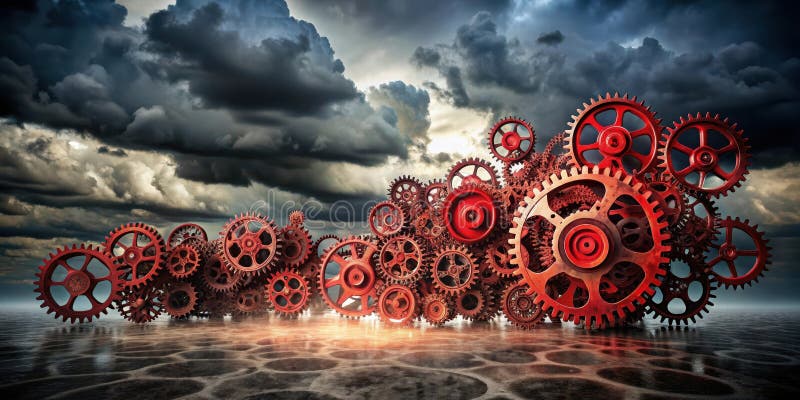 Interlocking Gears Under a Dramatic Sky a Metaphor for Complex Systems ...