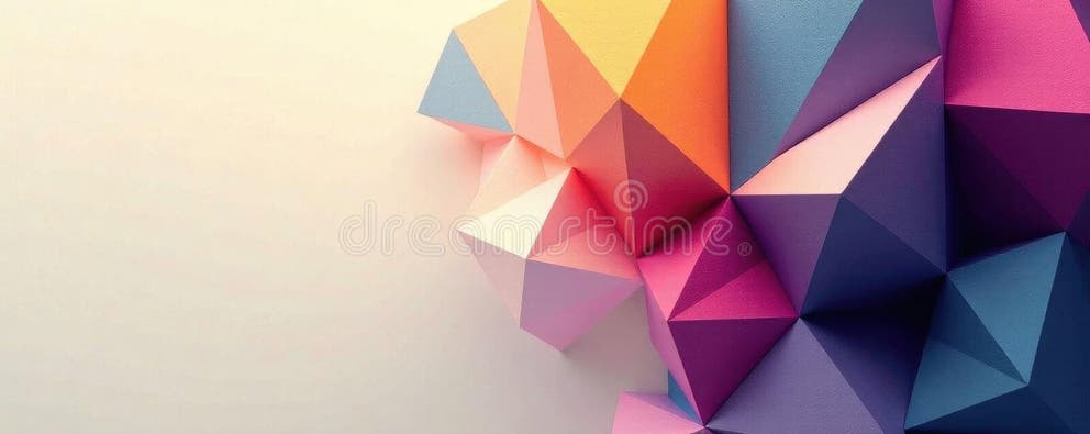 Interlocking Geometric Forms, Monochromatic Palette, Subtle Shadows ...