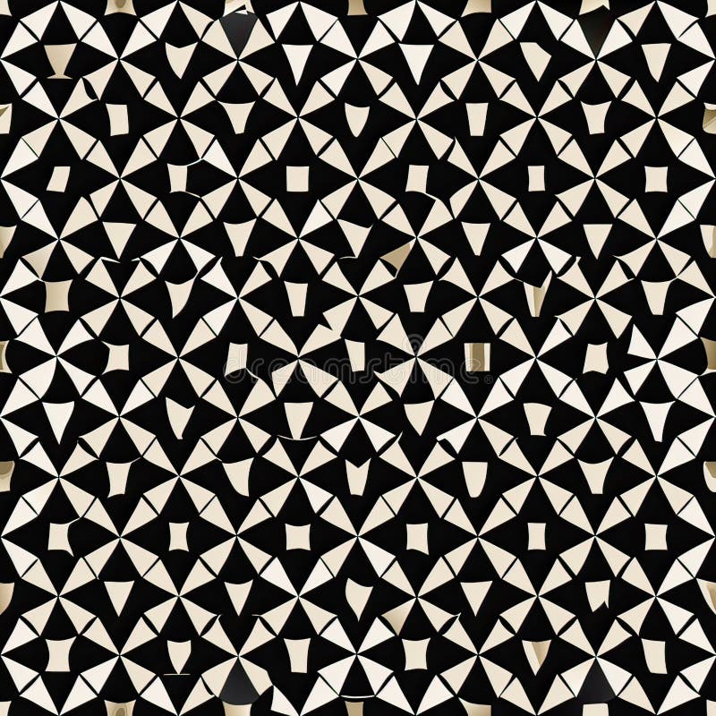 Interlocking Geometric Pattern Featuring Diamond Shapes Stock ...