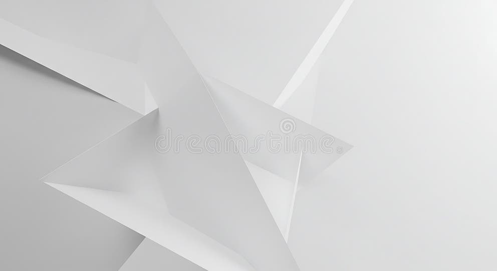 Interlocking Geometric Shapes Form a Modern Abstract Composition. Stock ...