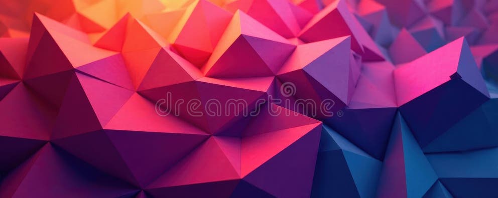 Interlocking Geometric Shapes Forming Complex Pattern, Style ...