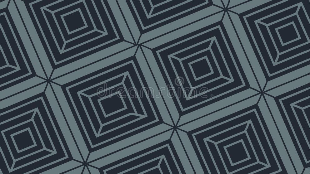 Interlocking Geometric Square Pattern, Contemporary Abstract Background ...